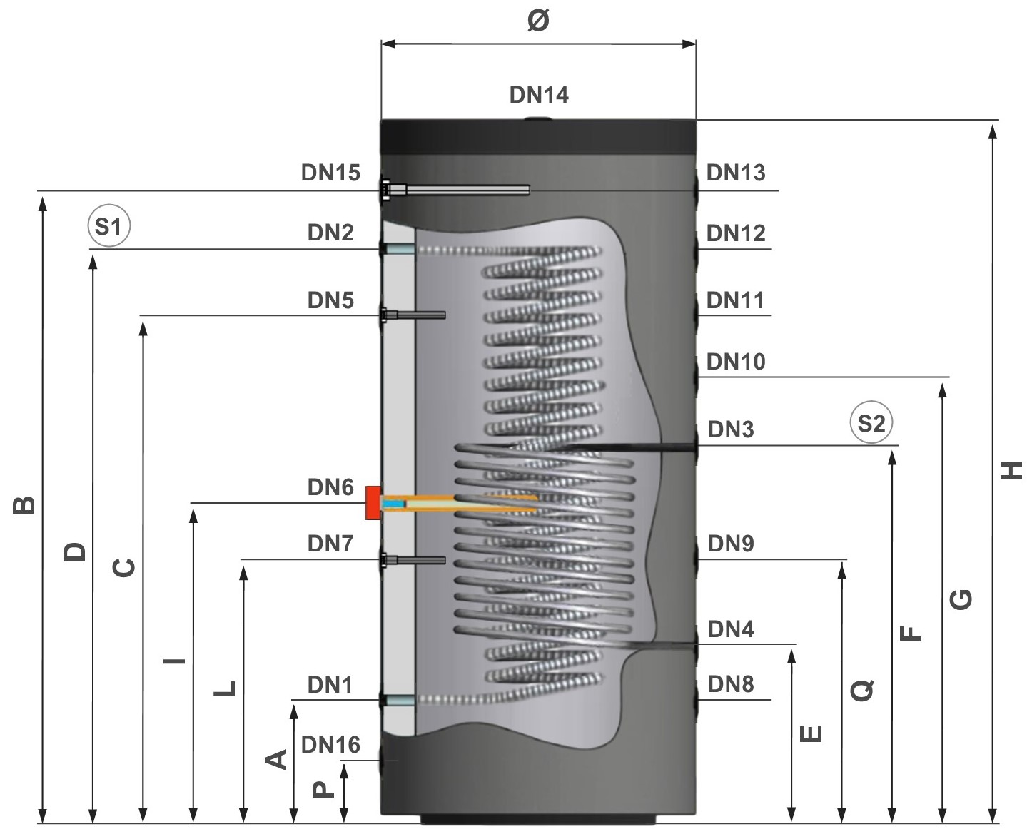 Clima-XL - PAWT-LE2 Tapwater boiler
